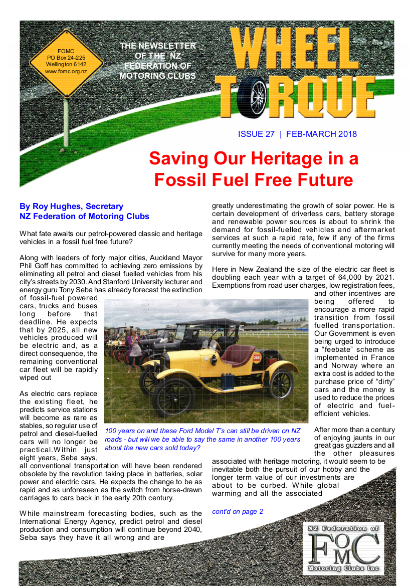 Wheel Torque — Classic Motoring Society of New Zealand Incorporated